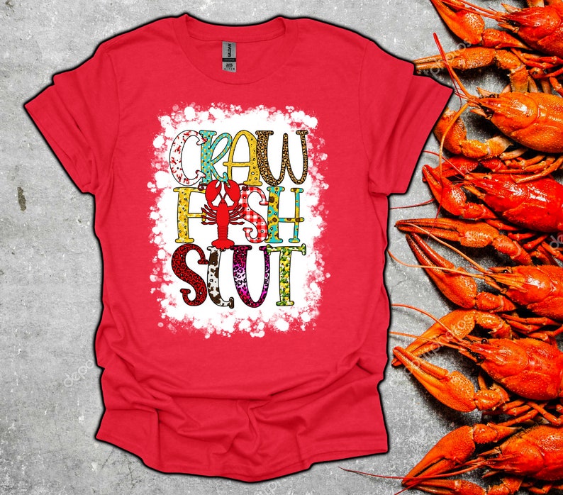 Crawfish Slut PNG Digital Download File DTF Doodle Letters for ...