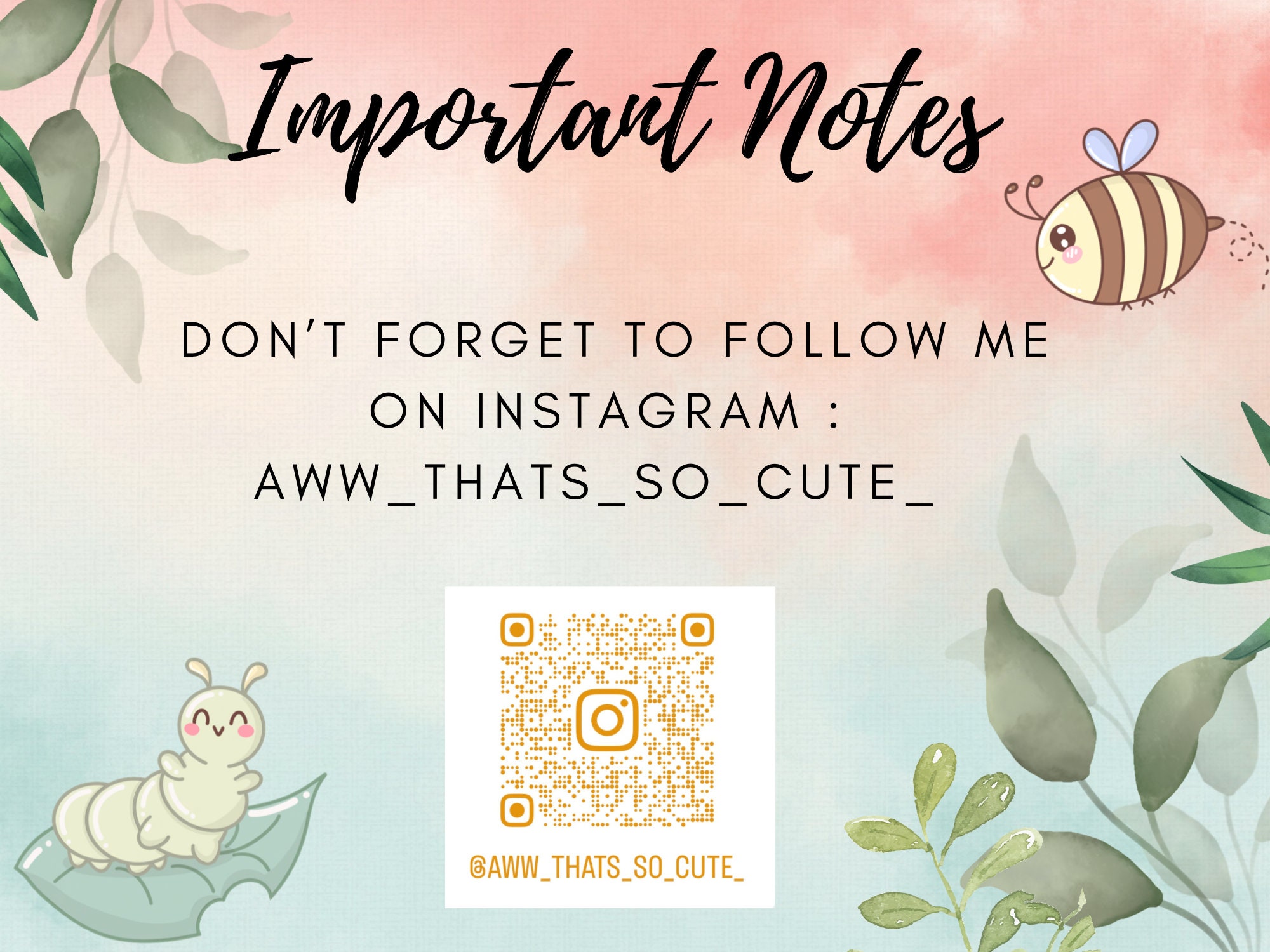 Kawaii Memo Pads for Goodnote |kawaii Digital Animal Notepads | Cute ...