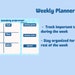 Sky Blue Printable Planner | Productivity Planner | Undated Weekly ...