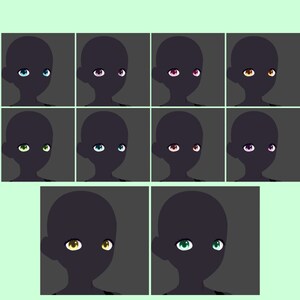 Vroid Studio Iris Texture Pack - Etsy UK