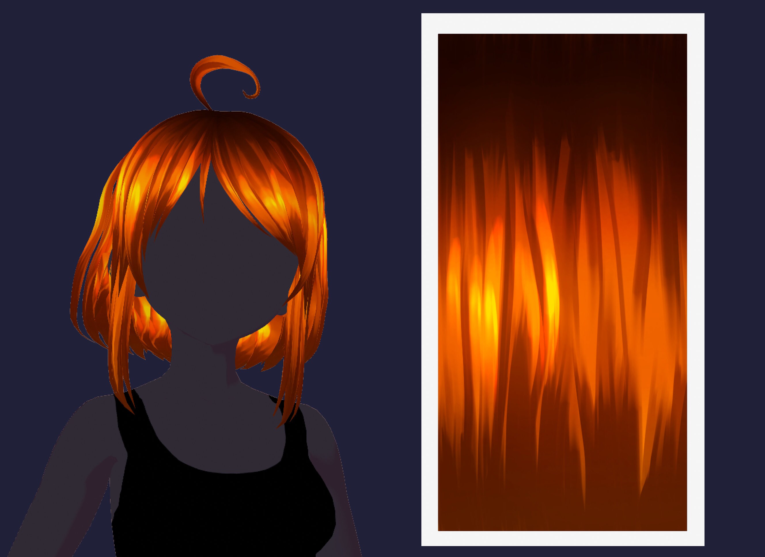 Vroid Studio Hair Texture Pack - Etsy