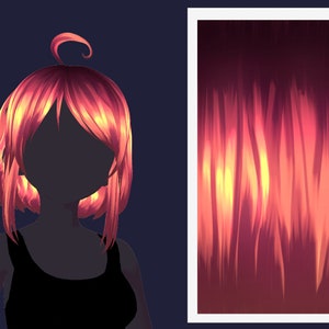 Vroid Studio Hair Texture Pack - Etsy