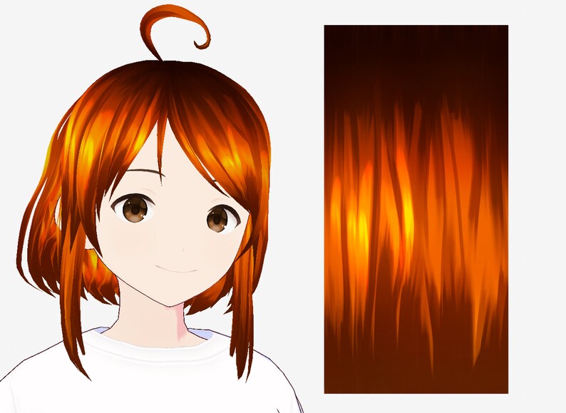 Vroid Studio Hair Texture Pack - Etsy