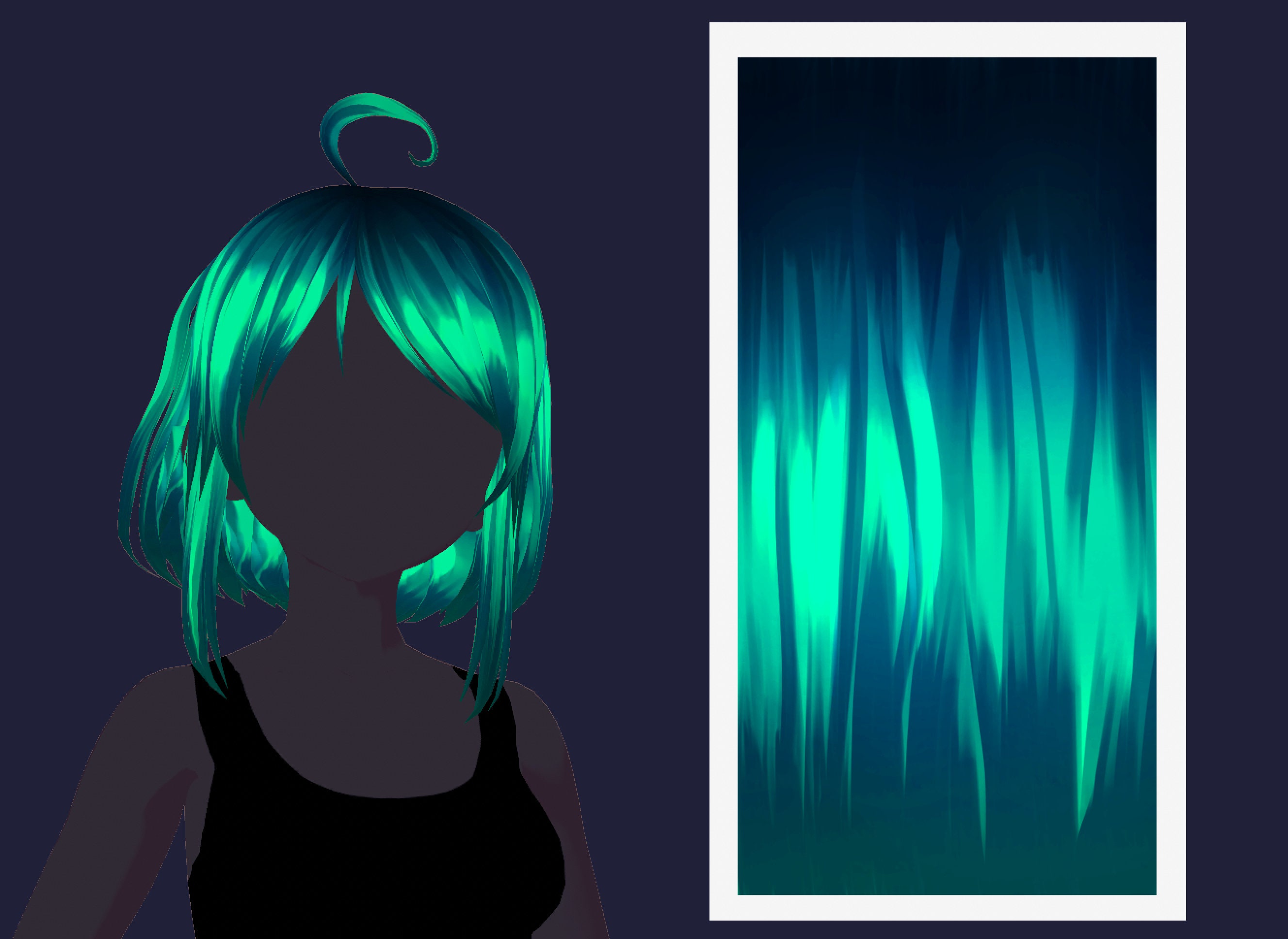 Vroid Studio Hair Texture Pack - Etsy