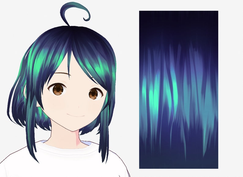 Vroid Studio Hair Texture Pack - Etsy