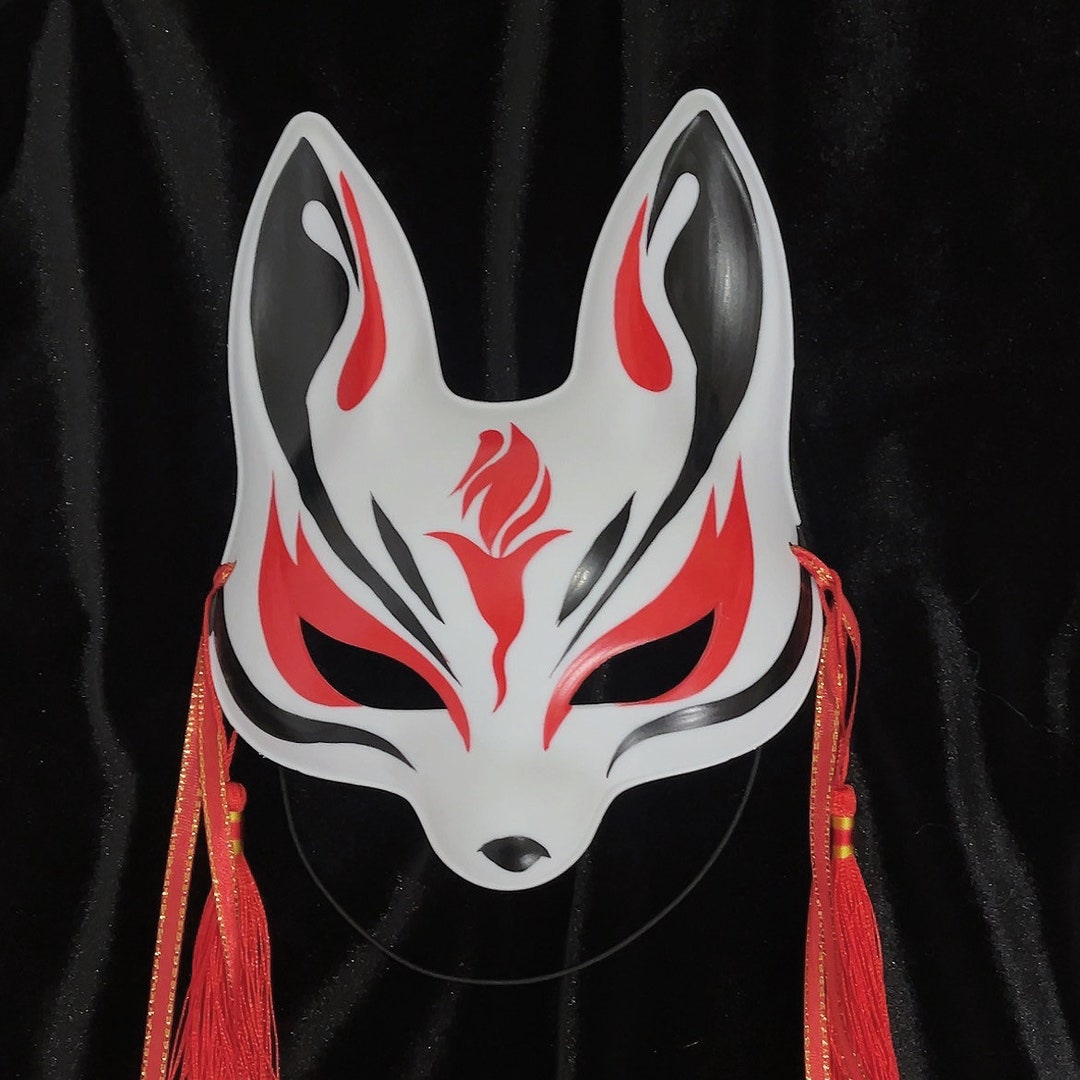 Japanese Red Rabbit Mask, Rabbit Dance Mask, Craft Rabbit, Role playing ...