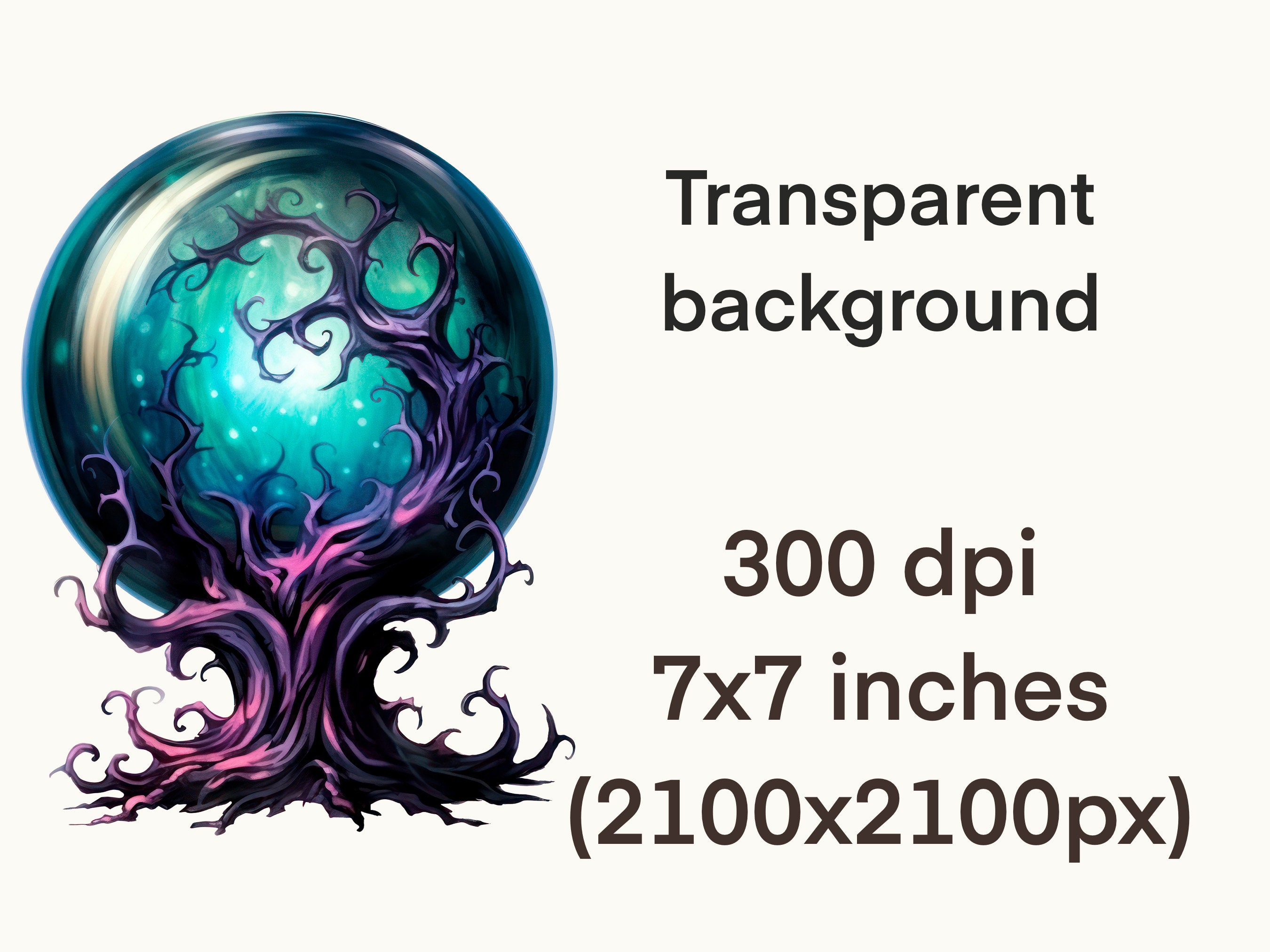 Magic Orb Clipart, Witch & Wizard Spiritual Crystal Orb Png Images ...
