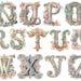 Floral Alphabet Png, Floral Letters Png, Digital Alphabet, Alphabet ...