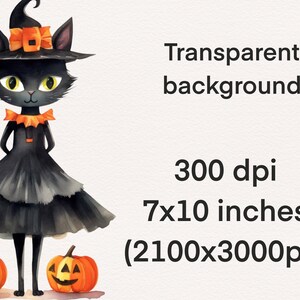 Halloween Kitten Png Bundle, Spooky Cat Lover Clipart, Fall Cats ...