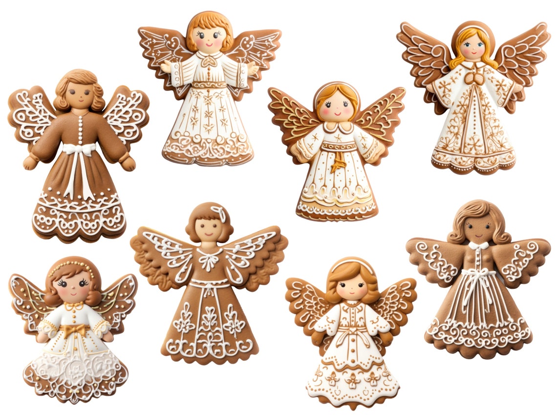 Gingerbread Angel Clipart, Christmas Angel Png, Christmas Clipart ...