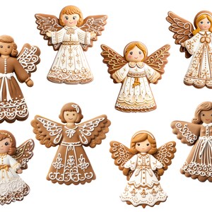 Gingerbread Angel Clipart, Christmas Angel Png, Christmas Clipart ...