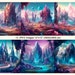 Crystal Kingdom Clipart, Fairytale Landscape Clipart, Magic Kingdom ...