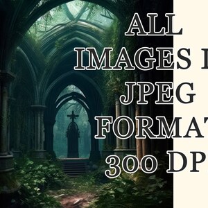 Gothic Crypt Clipart, Abandoned Forest Graveyard Landscape Images, Dark ...