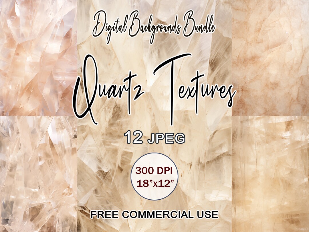 Quartz Texture Background Bundle, Digital Paper Pack, Digital Stone ...