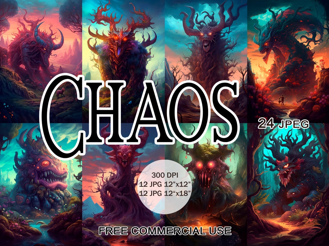 Chaos Planet Clipart, Post Apocalyptic Dark Witch Clipart, End of the ...
