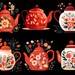 Red Teapot PNG Bundle, Teapot Clipart, Tea Kettle Png, Tea Time ...