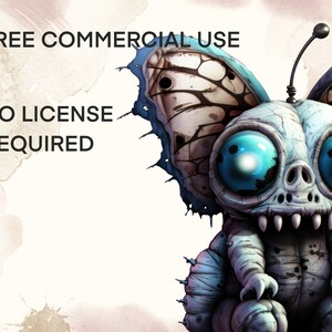 Zombie Butterfly Toy Clipart, Halloween Plush Butterflies Zombies Png ...