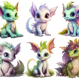 Magic Creatures Clipart, Fantasy Mythical Animal, Fairy Cute Beings ...