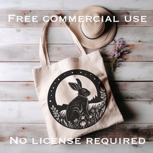 Moon Hare SVG Bundle, Moon Gazing Hares Art, Celestial Moon Svg ...