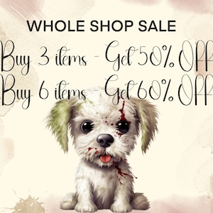 Zombie Dog Toy Clipart, Funny Halloween Plush Zombies Puppy Png Bundle ...