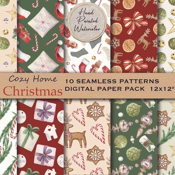 Watercolor Christmas - Etsy