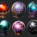 Magic Orb Clipart, Witch & Wizard Spiritual Crystal Orb Png Images ...