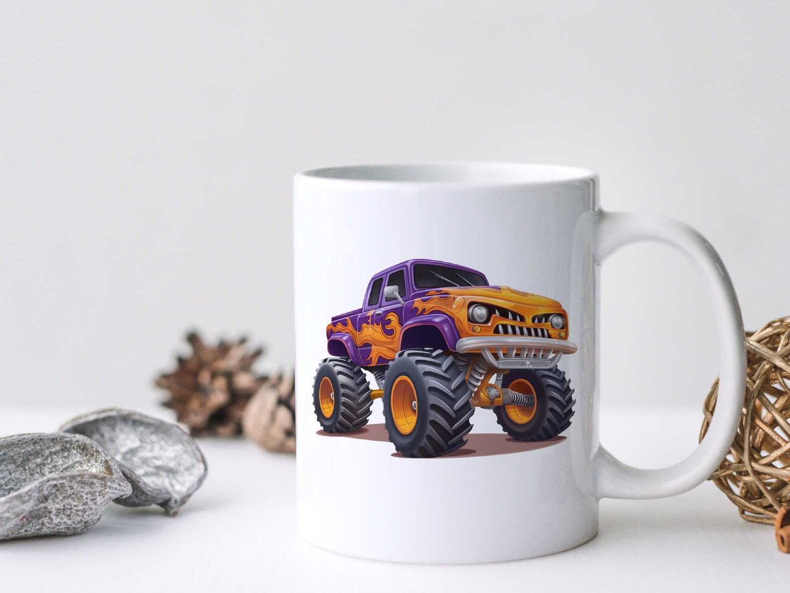 Fire Monster Truck PNG Bundle, Monster Truck Clipart, Big Car Clipart ...