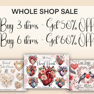 Pink Flower Hearts Clipart, Valentine Heart Png, Valentines Day Png ...