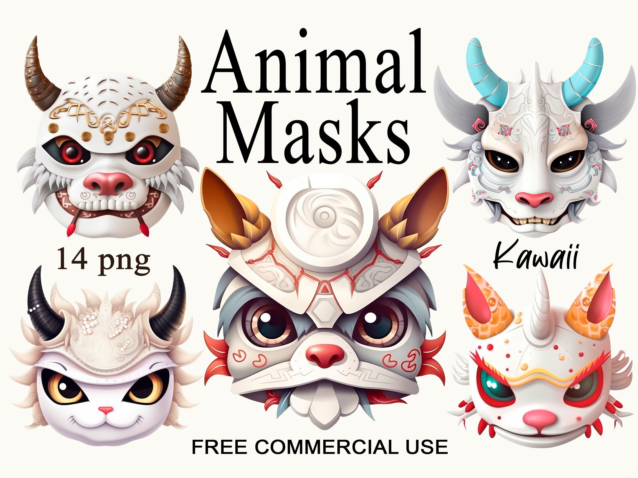 Japanese Animal Masks