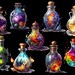 Magic Potion Clipart, Witch & Wizard Fantasy Apothecary Bottles ...