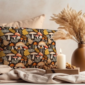 Mushroom Forest Seamless Pattern Bundle, Mushrooms Patterns, Seamless ...