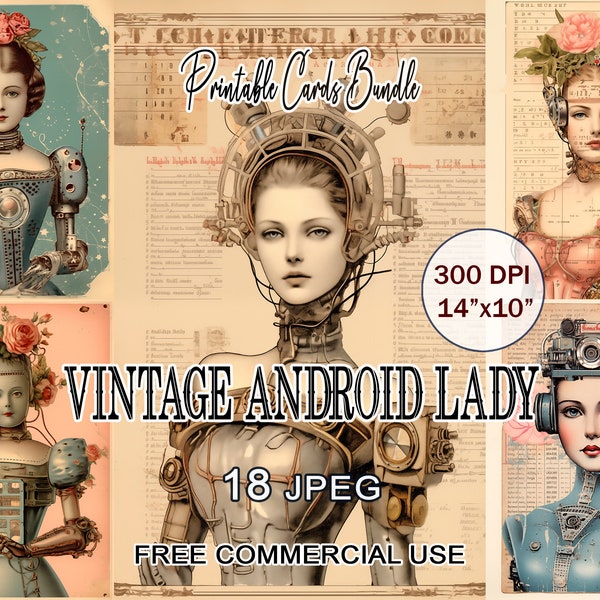 Retro Robot Art - Etsy