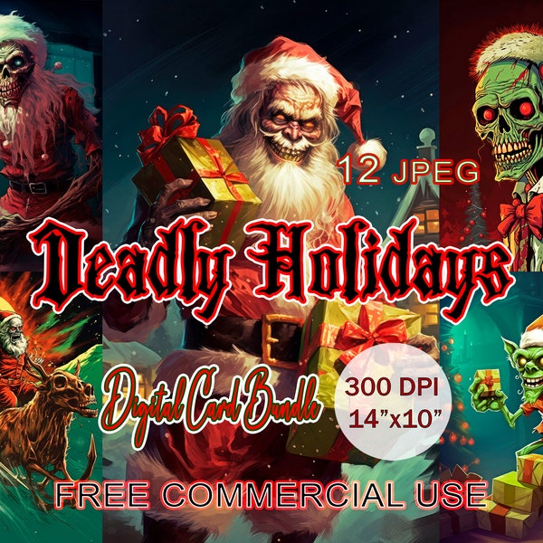 Zombie Christmas - Etsy