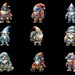 Sci Fi Gnome PNG Bundle, Watercolor Astronaut Dwarfs Clipart, Steampunk ...