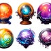 Magic Orb Clipart, Witch & Wizard Spiritual Crystal Orb Png Images ...