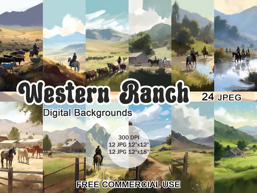 Western Ranch Jpeg, Cowboy Clipart, Western Graphics, Country Clipart ...