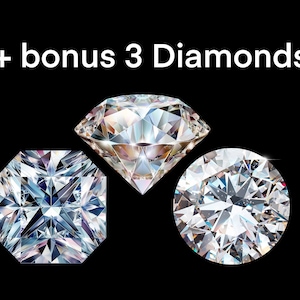 Diamond Numbers PNG Bundle, Crystal Number Figure Clipart, Digital ...