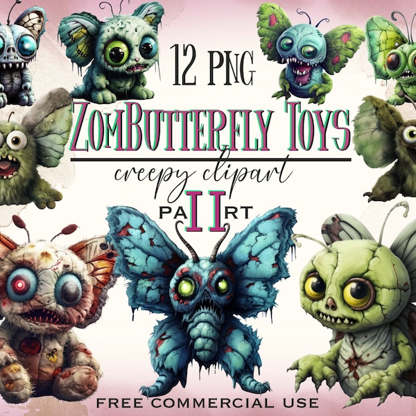 Scary Butterflies - Etsy