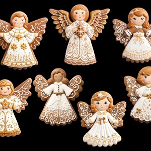 Gingerbread Angel Clipart, Christmas Angel Png, Christmas Clipart ...