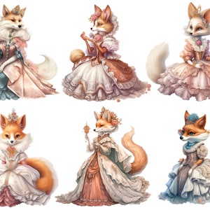 Fox Princess Png, Fox Fantasy Clipart, Cute Fox Png, Fox Graphic ...