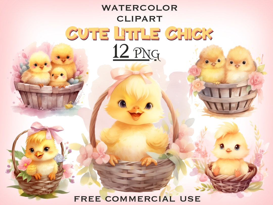 Cute Chick PNG Bundle, Easter Chick Png, Funny Chicks Png, Baby Animal ...