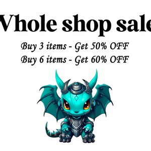 Dragon Robot PNG Bundle, Baby Dragon Clipart, Digital Dragon Art, Cute ...