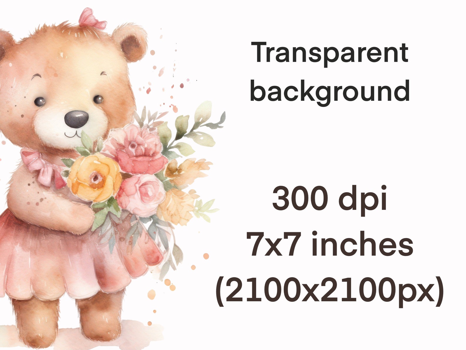 Girl Teddy Bear Clipart, Teddy Bear Png, Cute Girl Clipart, Cute Teddy ...