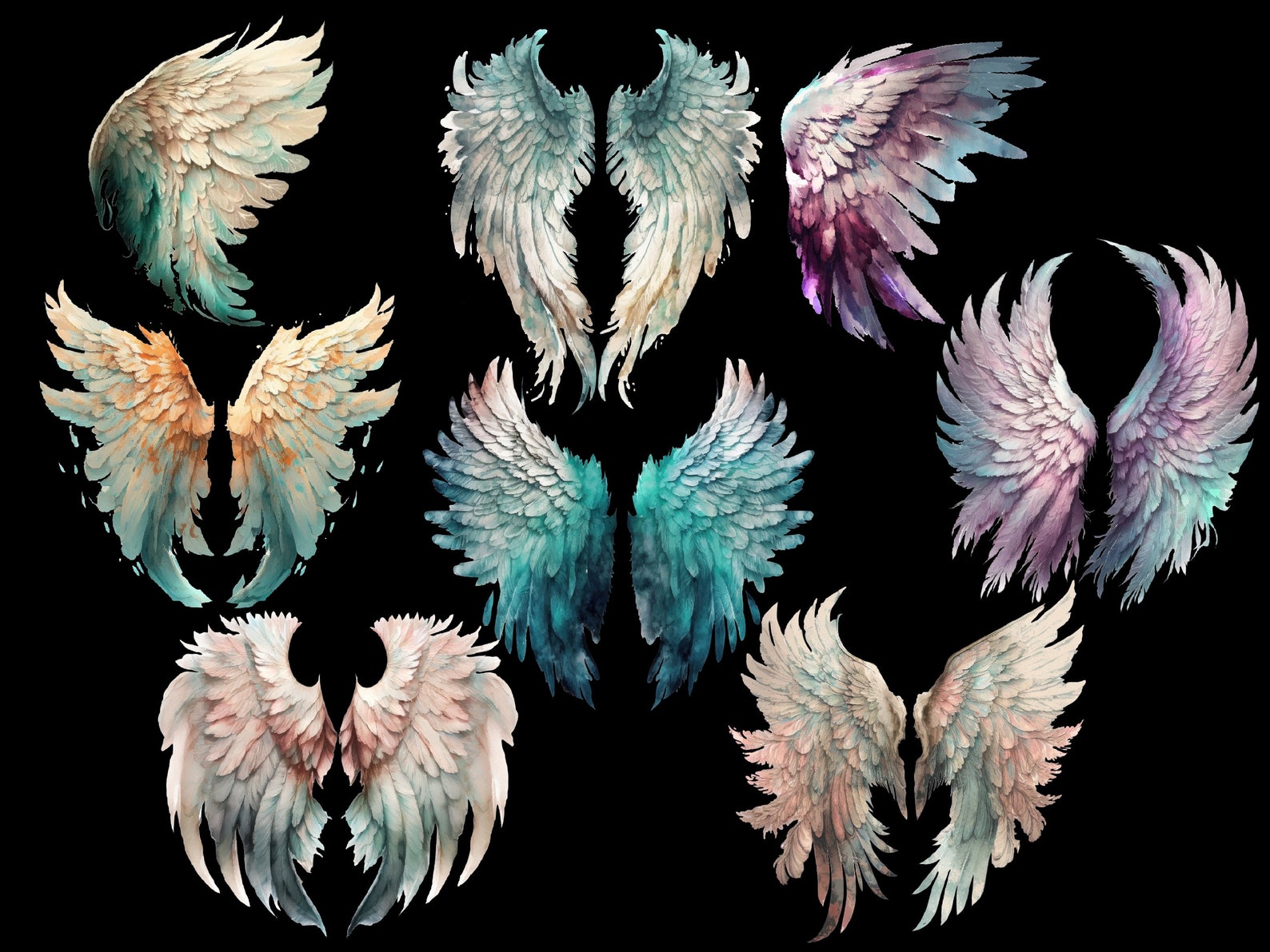 Angel Wings Clipart, Feather Wings Png, Angel Wings Png, Angel Clipart ...
