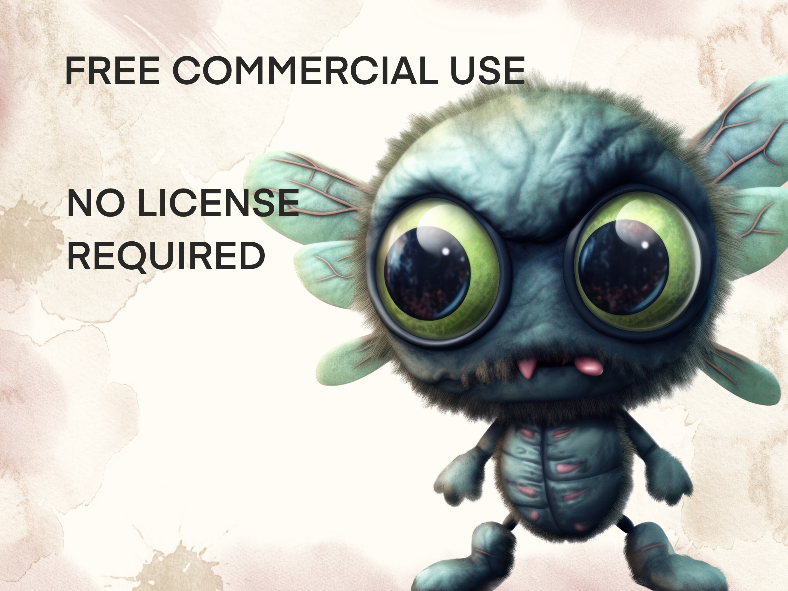 Zombie Insects Toy Clipart, Funny Halloween Plush Zombies Bugs Horror ...
