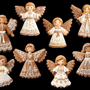 Gingerbread Angel Clipart, Christmas Angel Png, Christmas Clipart ...