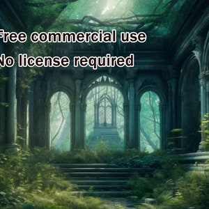 Gothic Crypt Clipart, Abandoned Forest Graveyard Landscape Images, Dark ...