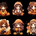 Fall Girl Chibi Clipart, Autumn Kawaii Clipart, Fall Kawaii Anime Png ...