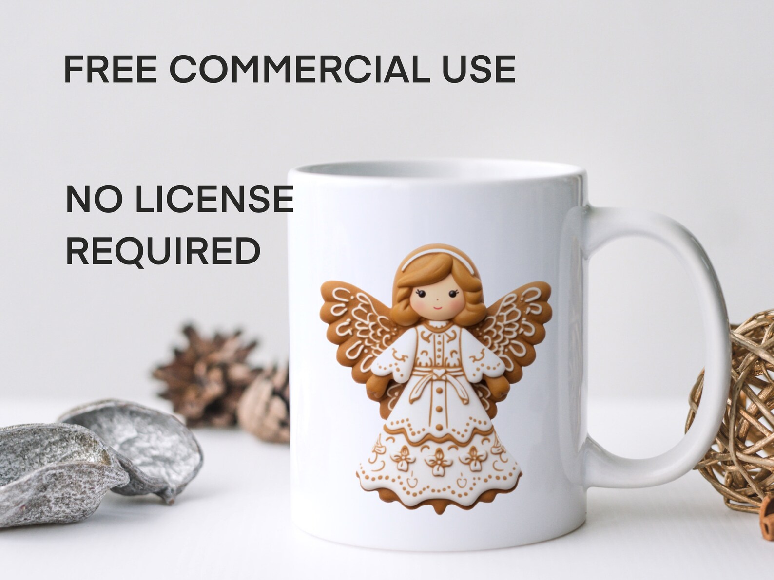 Gingerbread Angel Clipart, Christmas Angel Png, Christmas Clipart ...