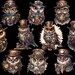 Steampunk Owl Clipart, Fantasy Bird Character Portaits Bundle ...